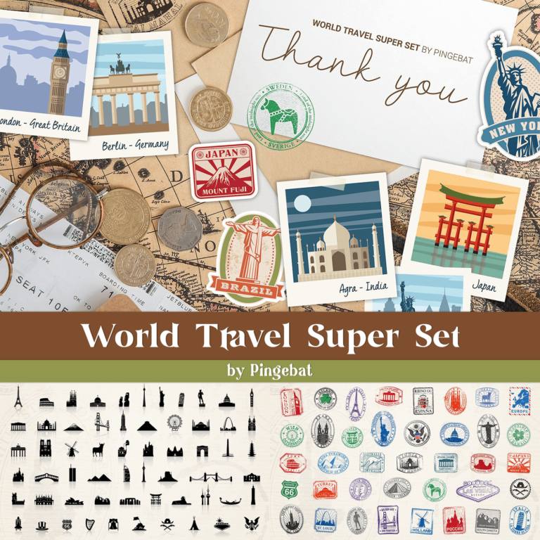 World Travel Super Set – MasterBundles