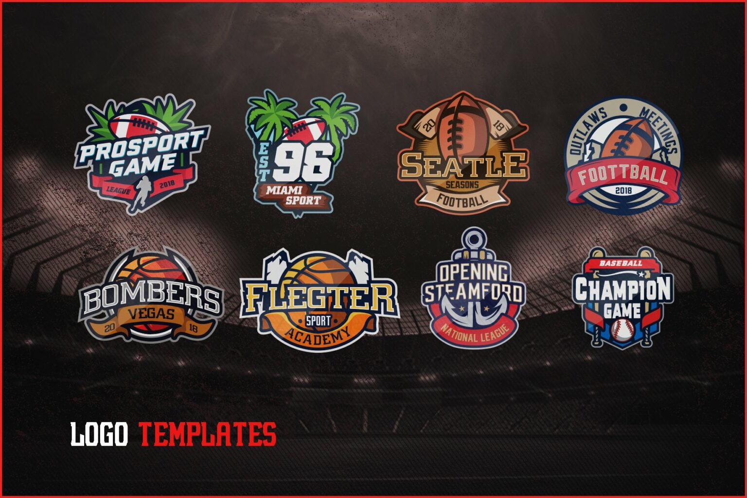 Sports Logo Creator 72 Logo Templates – MasterBundles