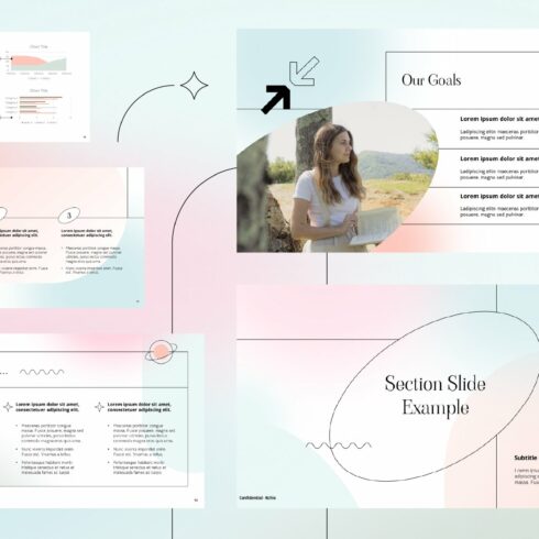 Retro Line - Google Slides Template | Master Bundles