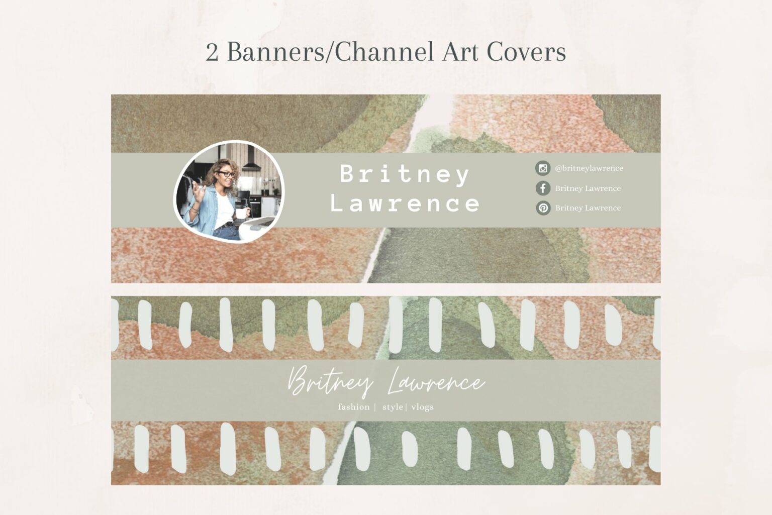 YouTube Channel Art Template – MasterBundles