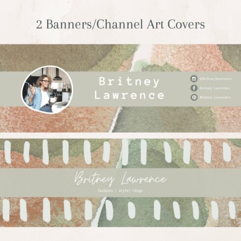 YouTube Channel Art Template – MasterBundles