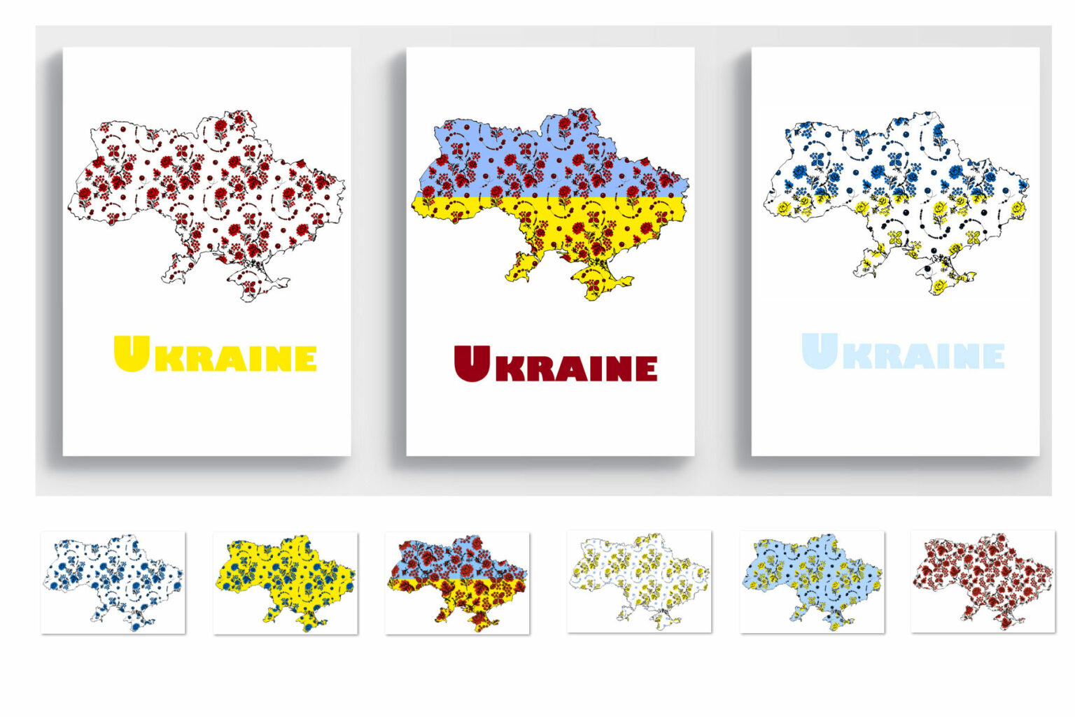 Ukrainian National Motifs and Shapes - MasterBundles