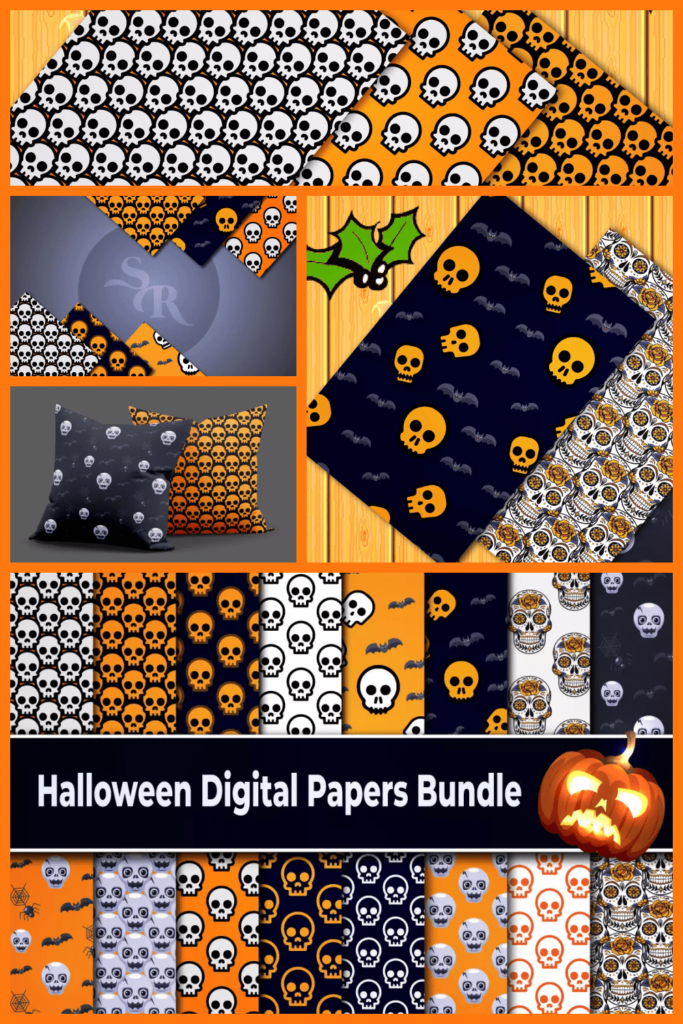 50+ Inspiring Halloween Patterns: Free and Premium