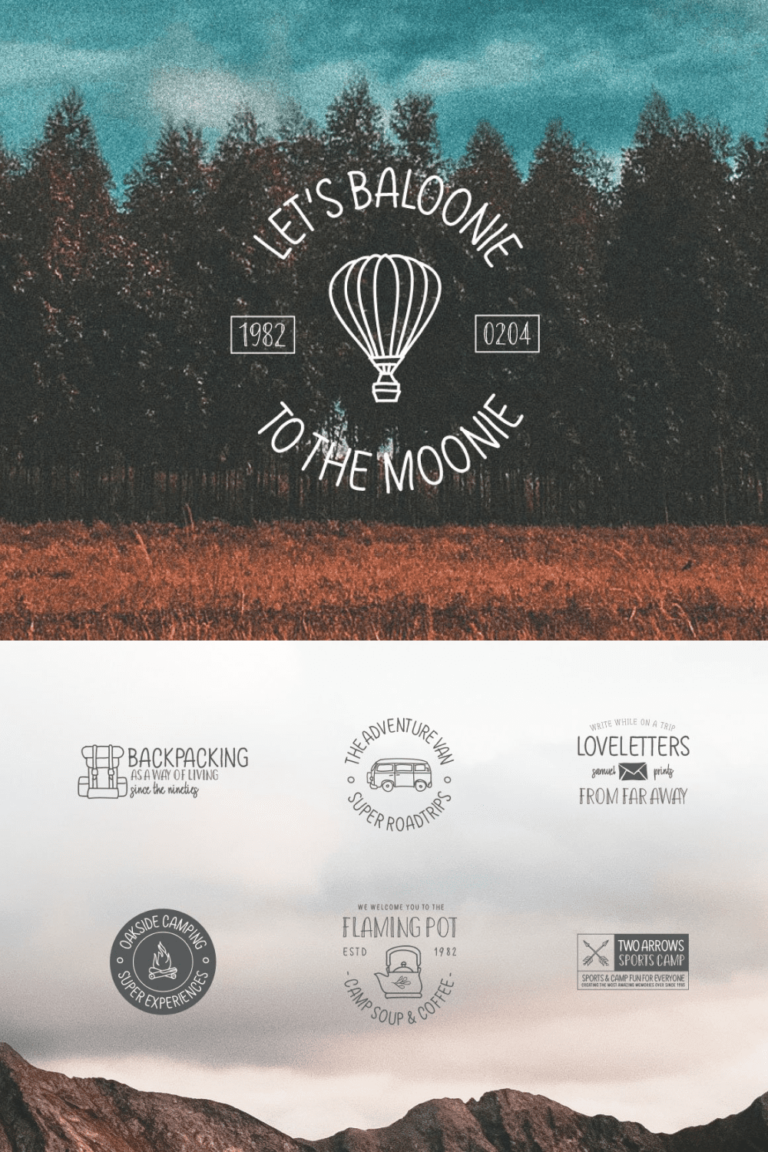 Retro Travel Logos & Fonts – MasterBundles