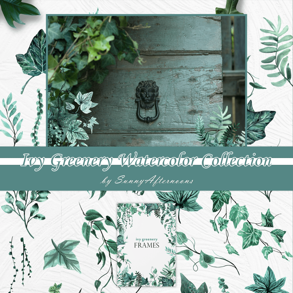 11 Ivy Watercolor Illustrations – MasterBundles
