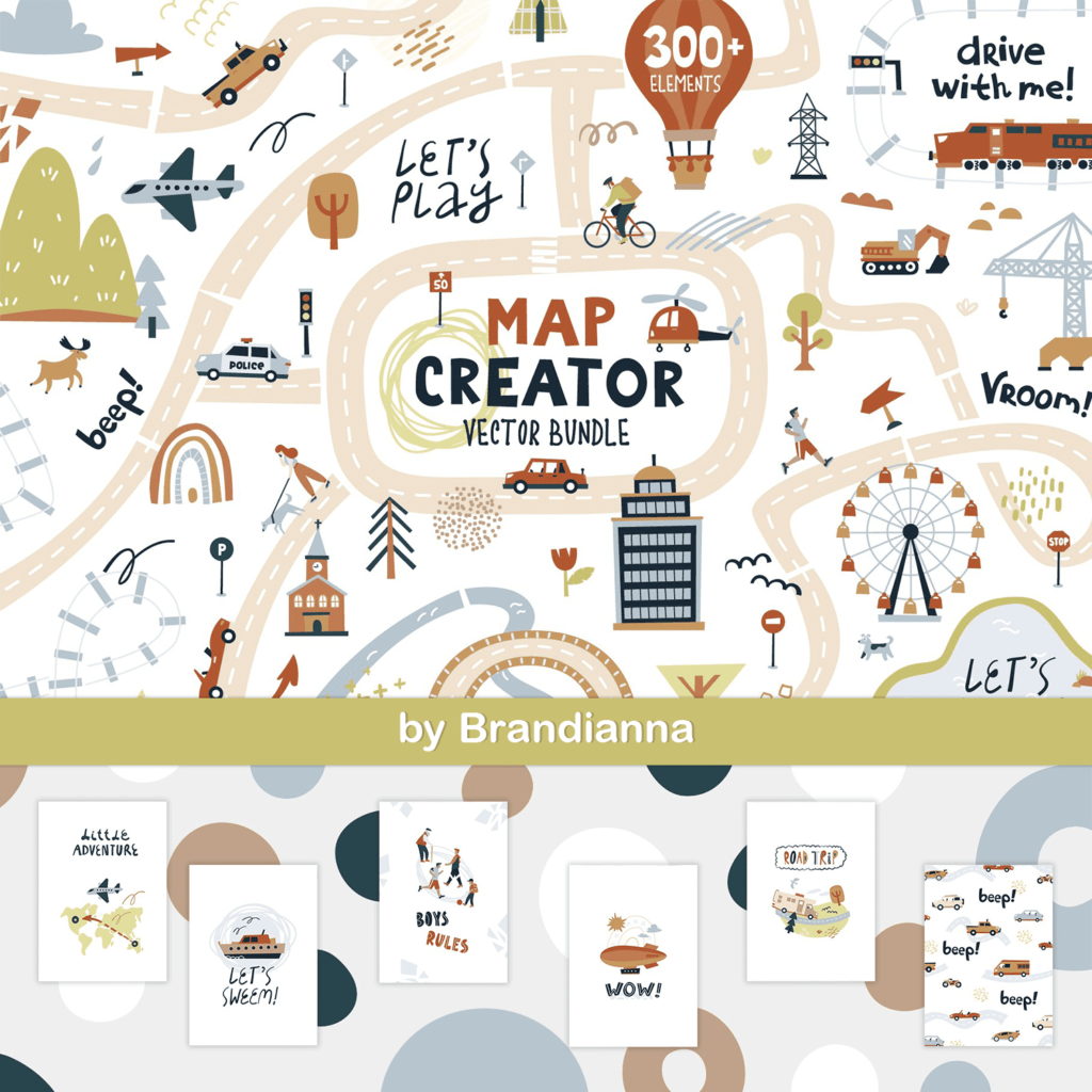 Map Creator Vector Bundle – MasterBundles