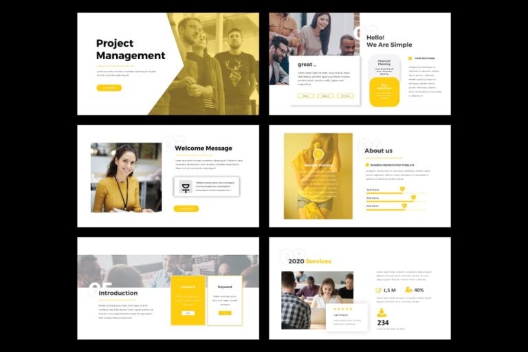 Project Management Powerpoint Template – MasterBundles