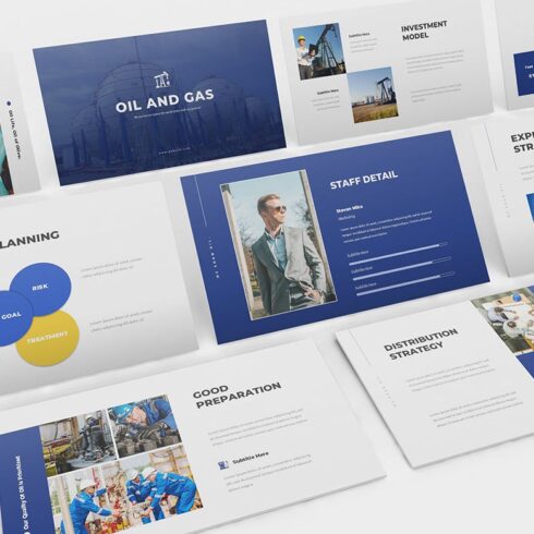 Oil & Gas Powerpoint Presentation Template | Master Bundles