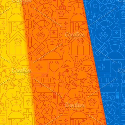 Pet Vet Line Tile Patterns | Master Bundles