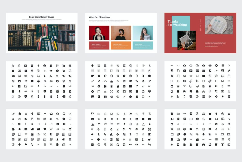 Muvio: Book Powerpoint – MasterBundles