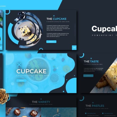 Cupcake | Powerpoint Template | Master Bundles