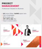 Project Management Dashboard Powerpoint Template | Master Bundles