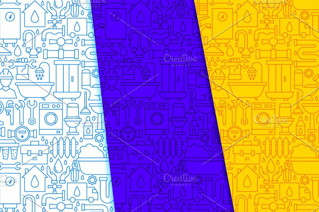 Plumbing Line Tile Patterns – MasterBundles