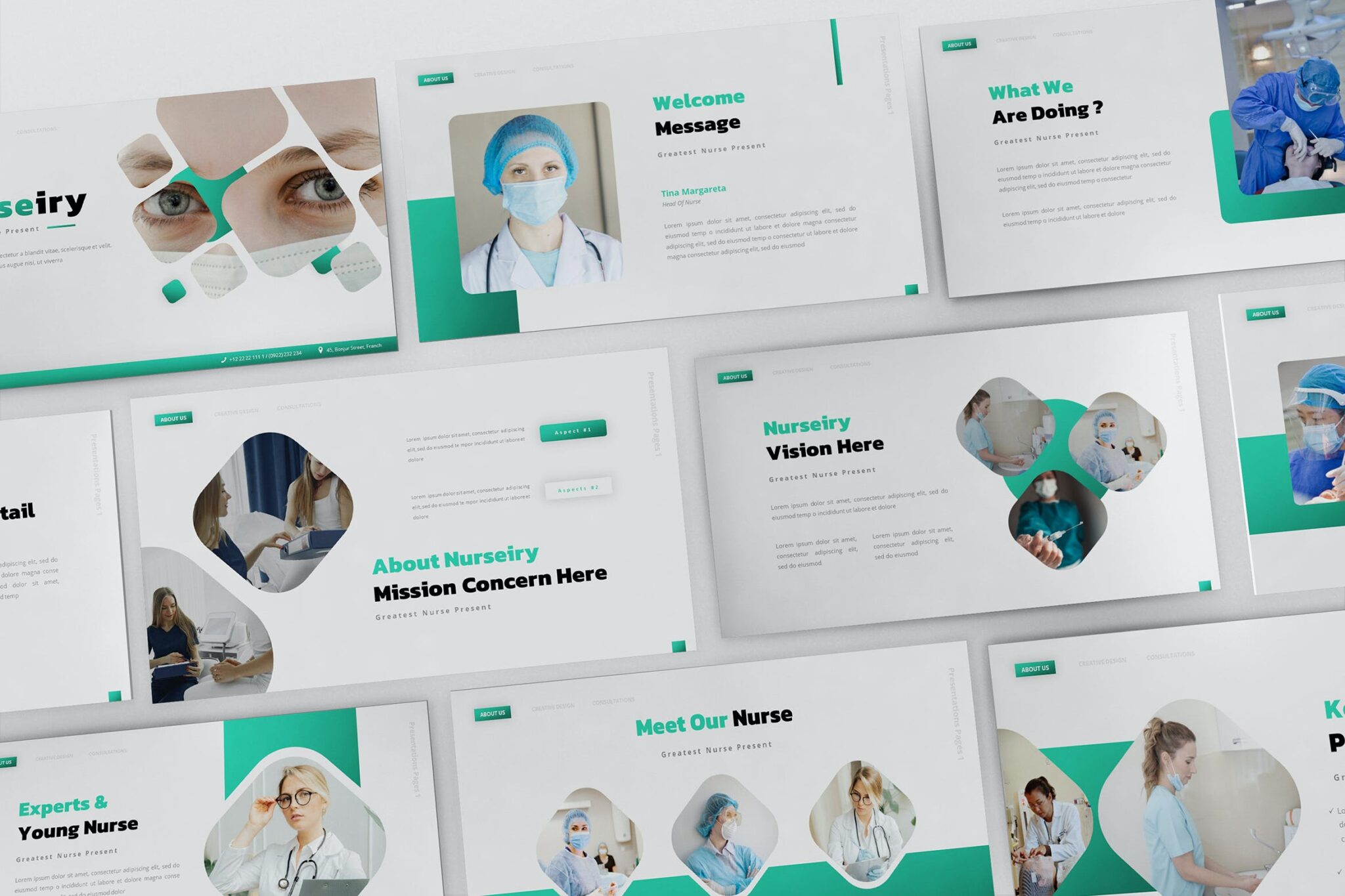 Nurseiry Powerpoint Presentation Template – MasterBundles