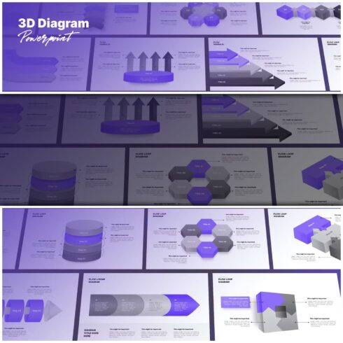 3D Diagram Powerpoint Template – MasterBundles