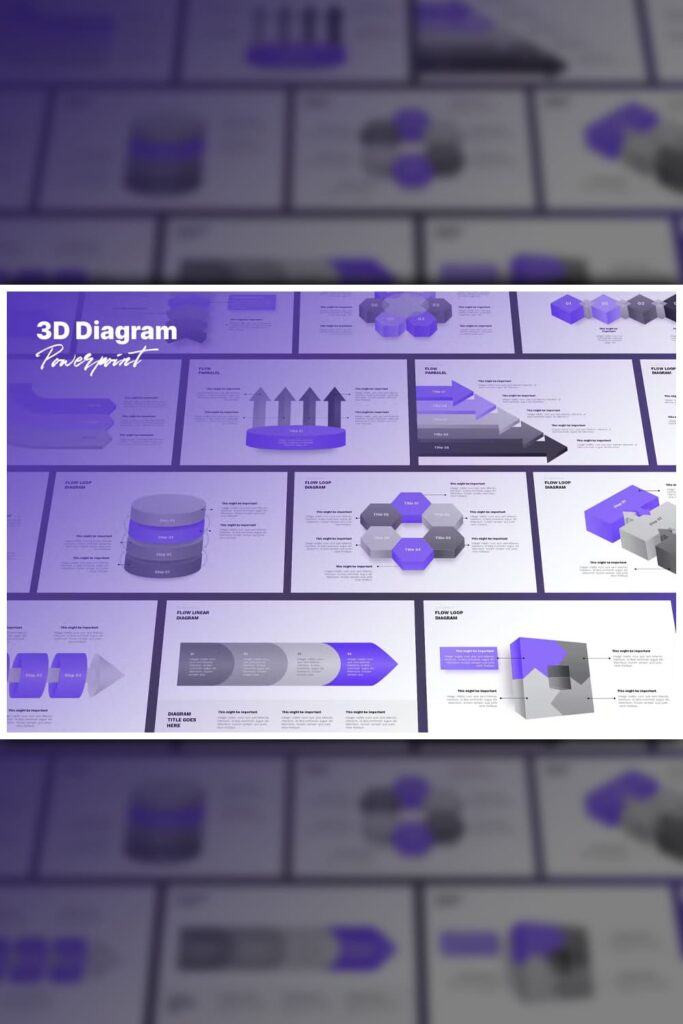 3D Diagram Powerpoint Template – MasterBundles