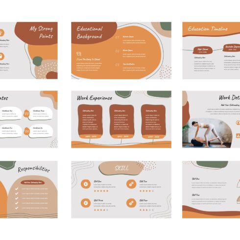 Abstract Powerpoint Presentation Template | Master Bundles