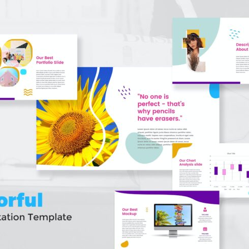 Colorful & Pop Art PowerPoint Template – MasterBundles