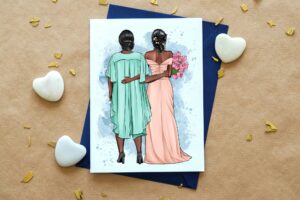 Wedding clipart, bride and mom | MasterBundles