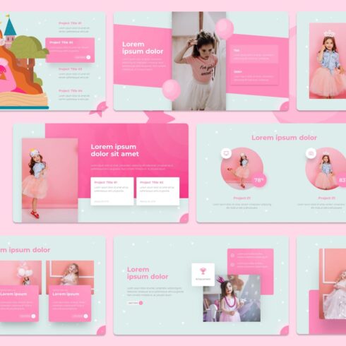 Cute Presentation Templates Bundle – MasterBundles
