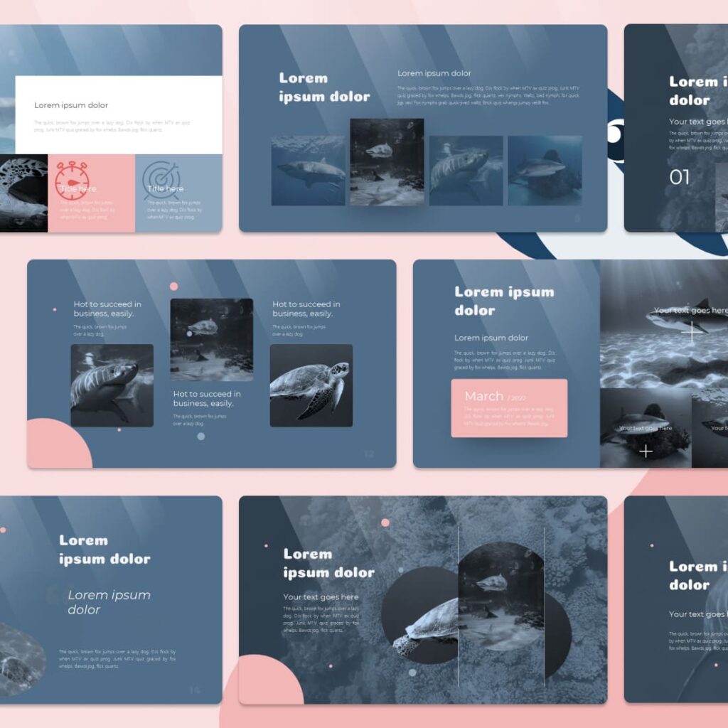 Cute Undersea Powerpoint Template – MasterBundles