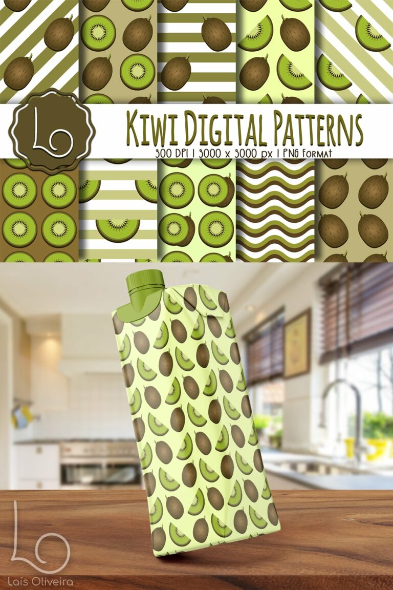 Kiwi Digital Patterns – MasterBundles