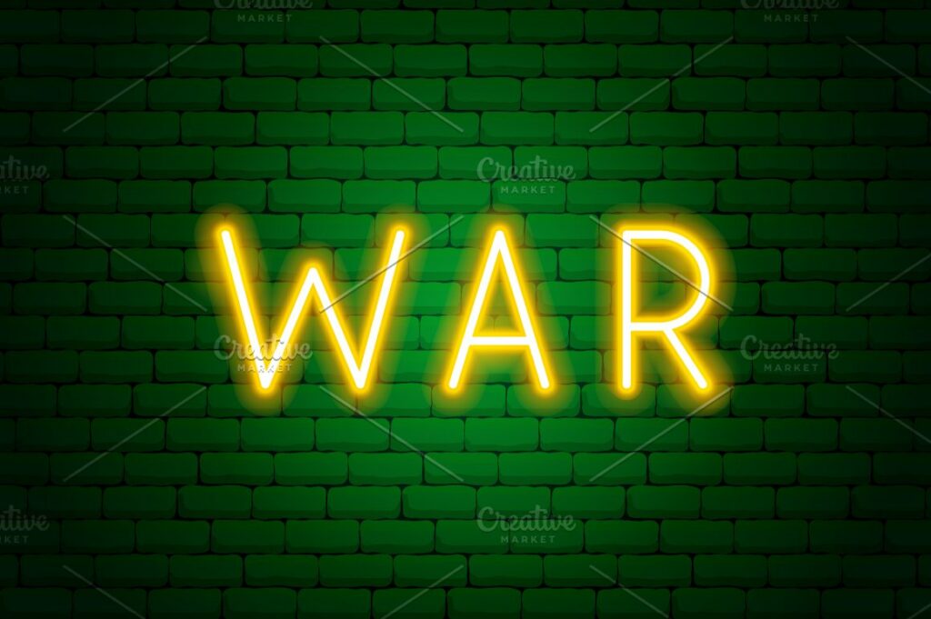 War Neon Icons – MasterBundles