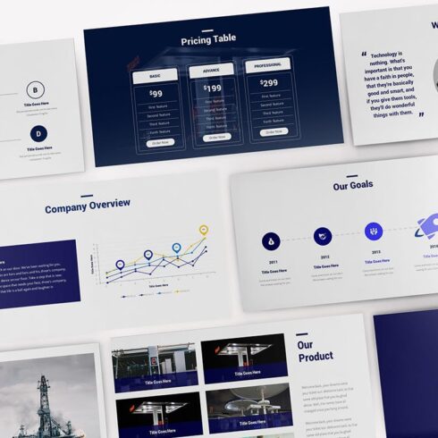 Oil and Gas Powerpoint Template | Master Bundles