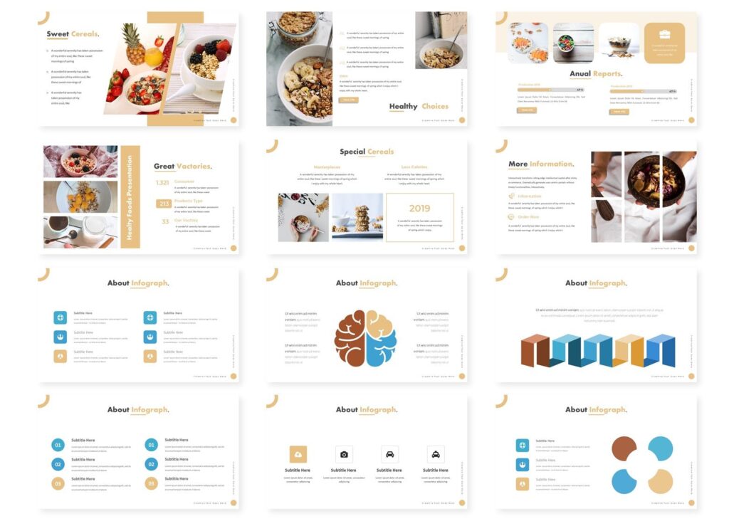 Nutrition - Powerpoint Template – MasterBundles