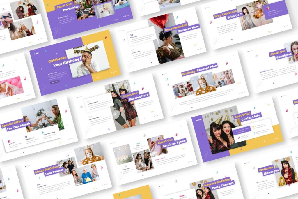 Birthday Powerpoint Presentation Template – MasterBundles