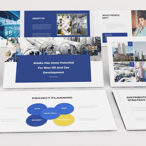 Oil & Gas Powerpoint Presentation Template | Master Bundles