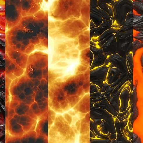 Fire And Lava Textures | Master Bundles