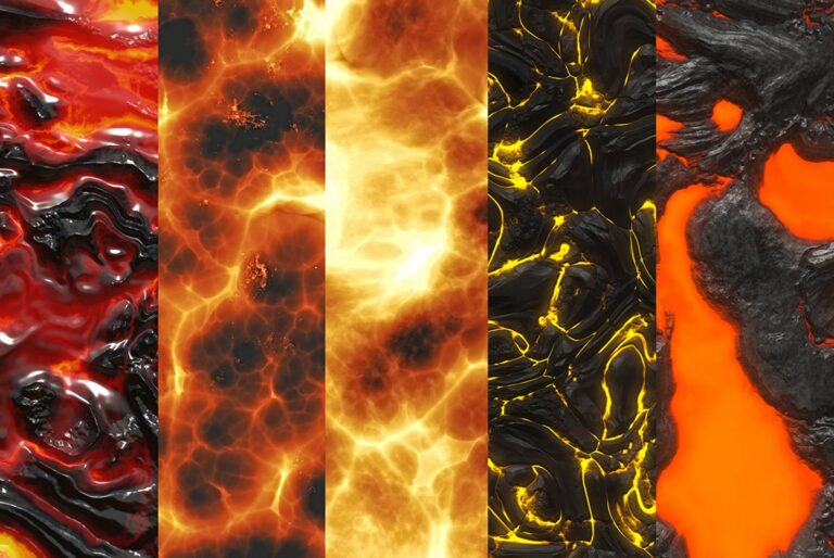 Fire And Lava Textures – MasterBundles