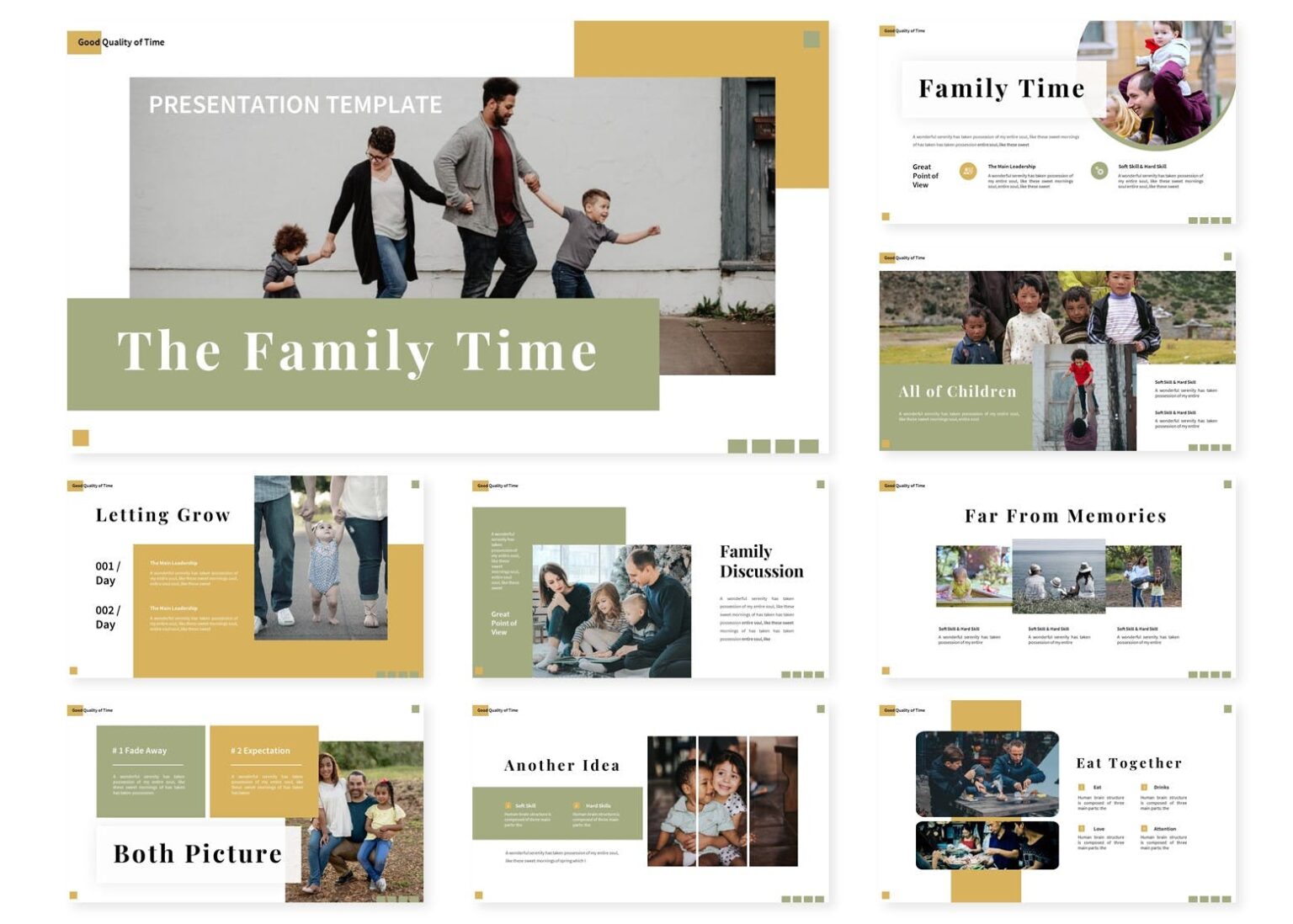 The Family Time Powerpoint Template – MasterBundles