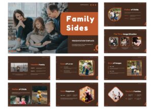 Familly Sides Powerpoint Template – MasterBundles