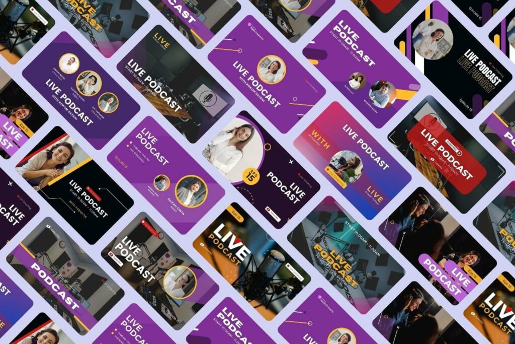 Live Podcast Youtube Thumbnail – MasterBundles