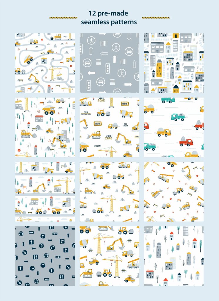 Big Construction-Kids Car Collection – MasterBundles