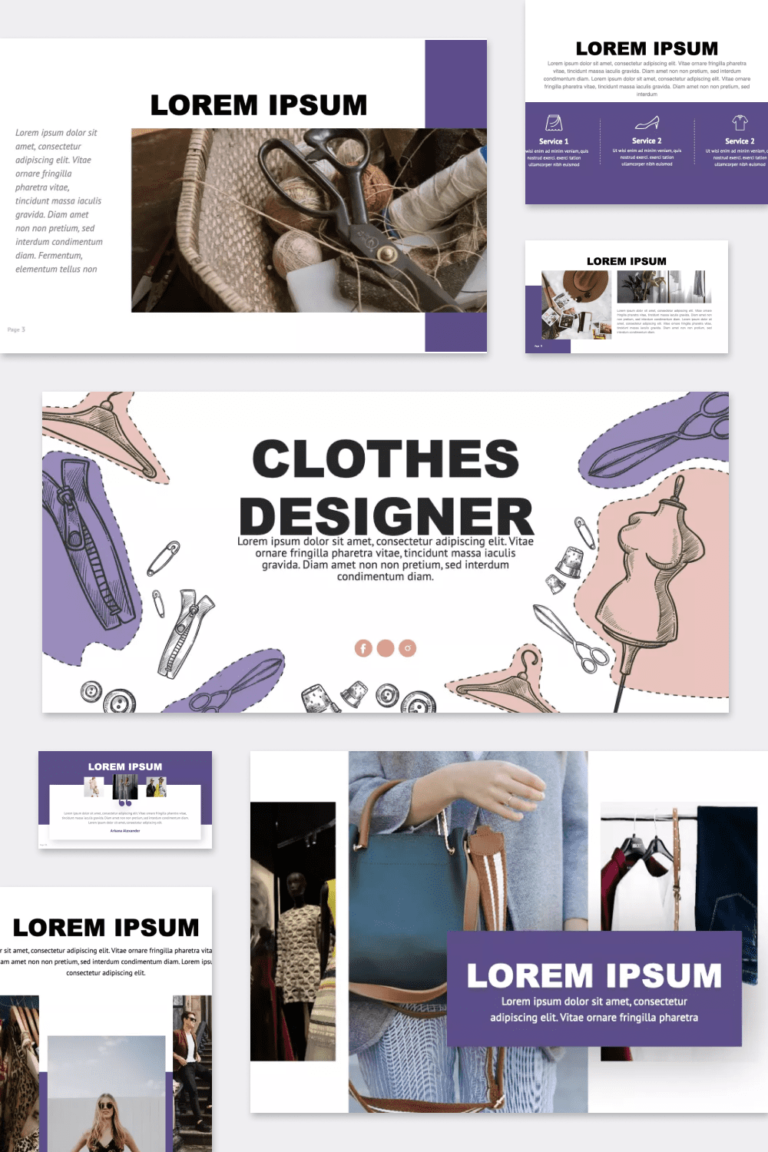 30+ Premium and Free Fashion PowerPoint Presentation Templates