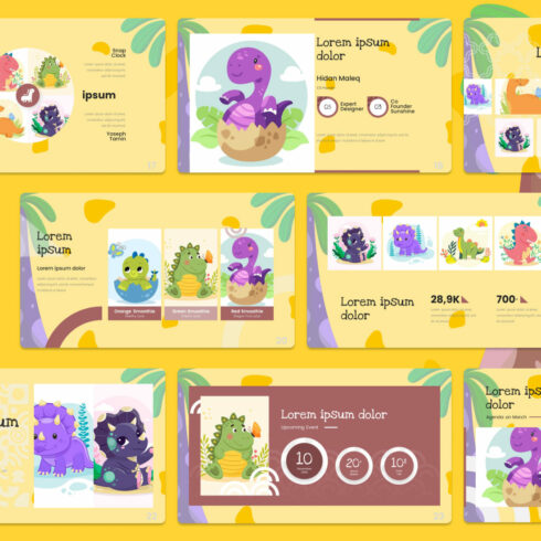 Cute Presentation Templates Bundle – MasterBundles