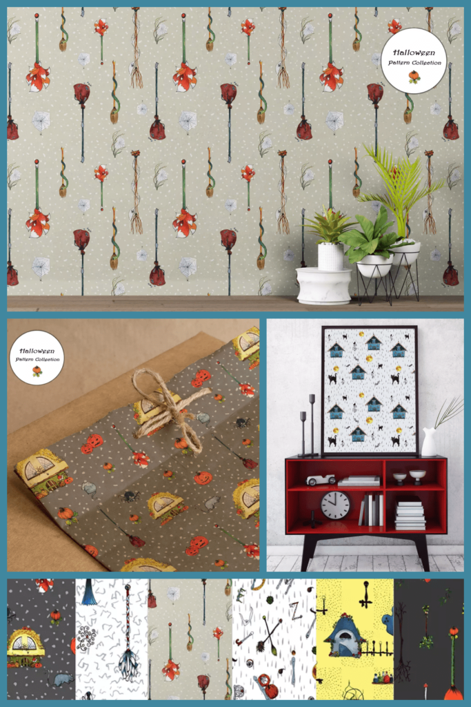 50+ Inspiring Halloween Patterns: Free and Premium