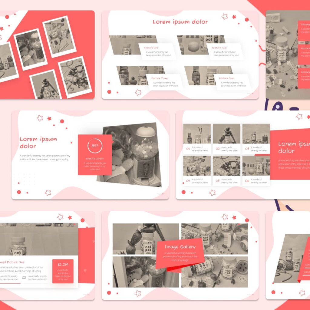 Kawaii Cute Powerpoint Template – MasterBundles