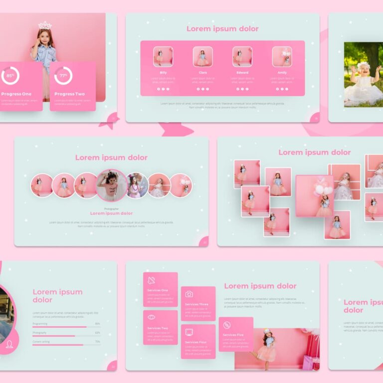 Cute Presentation Templates Bundle – MasterBundles