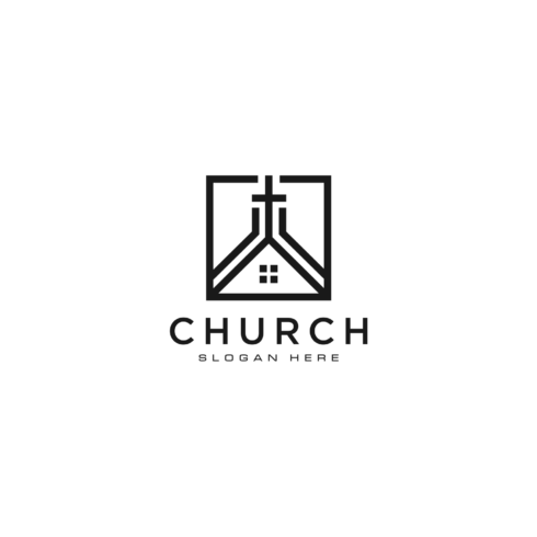 church home logo design vector, 3 logo - MasterBundles
