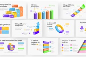 3D Infographic PowerPoint Template – MasterBundles