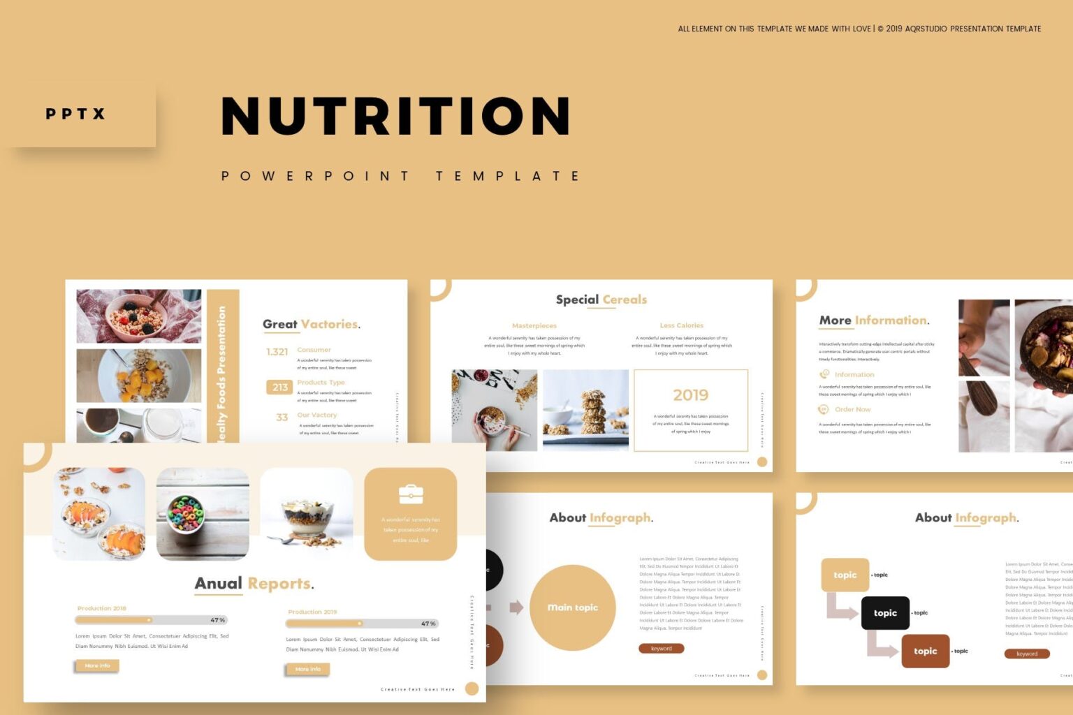 Nutrition - Powerpoint Template – MasterBundles