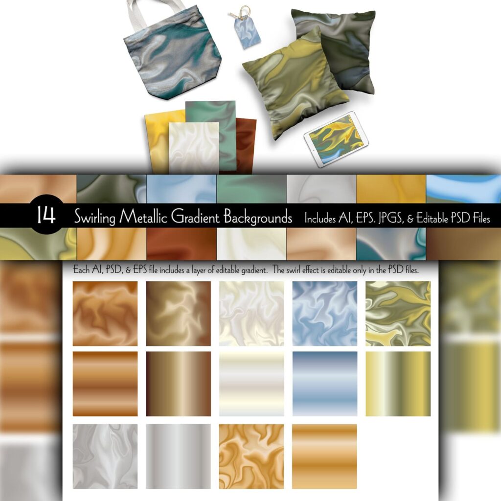 Metallic Foil Digital Paper | Master Bundles