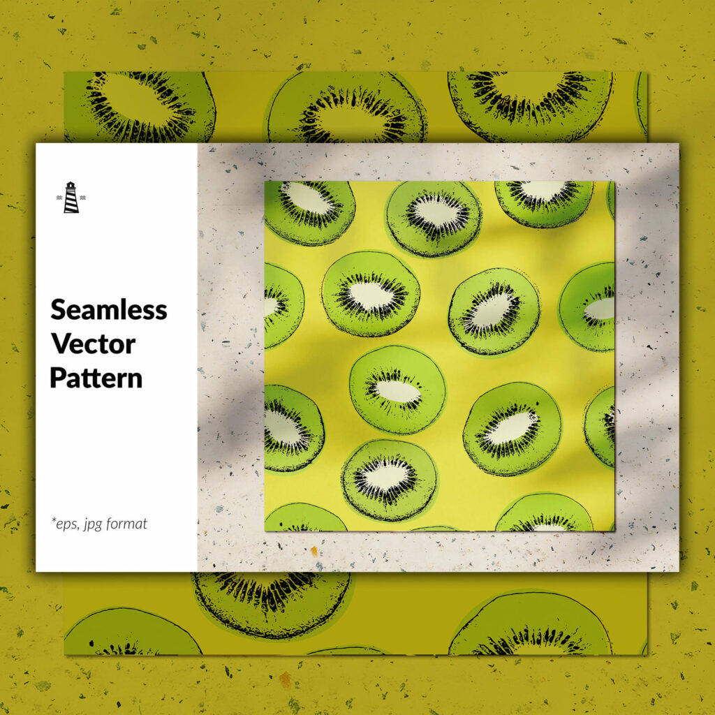 Kiwi Fruit Seamless Pattern – MasterBundles