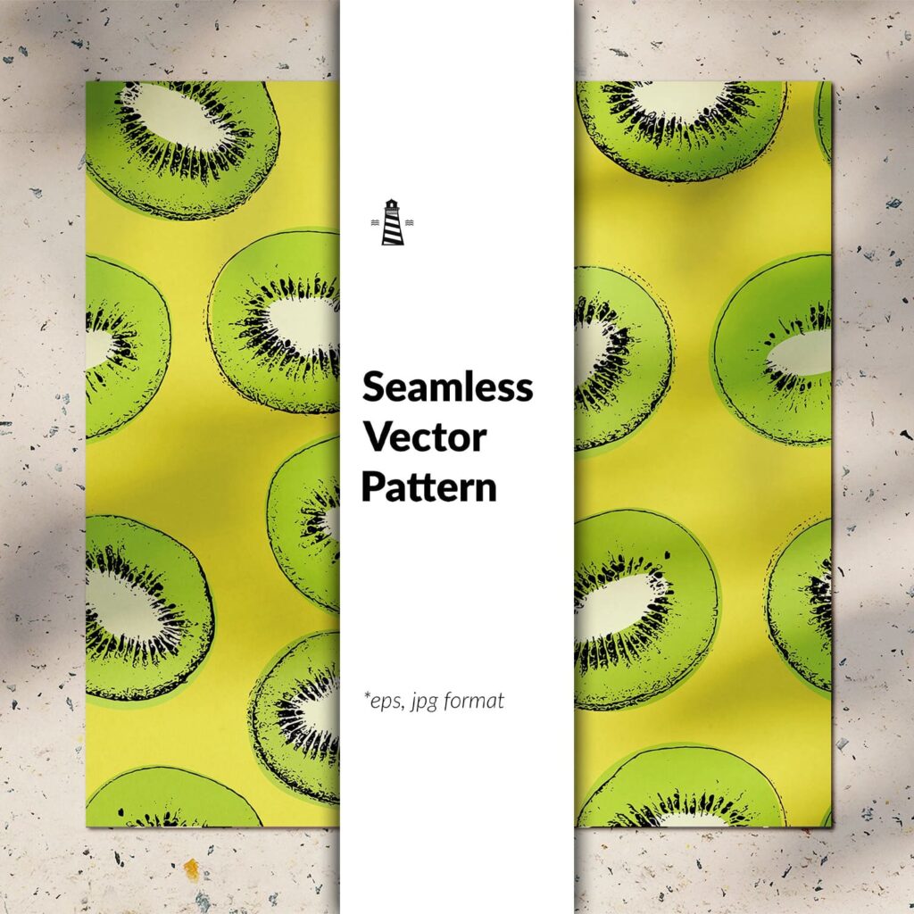 Kiwi Fruit Seamless Pattern – MasterBundles