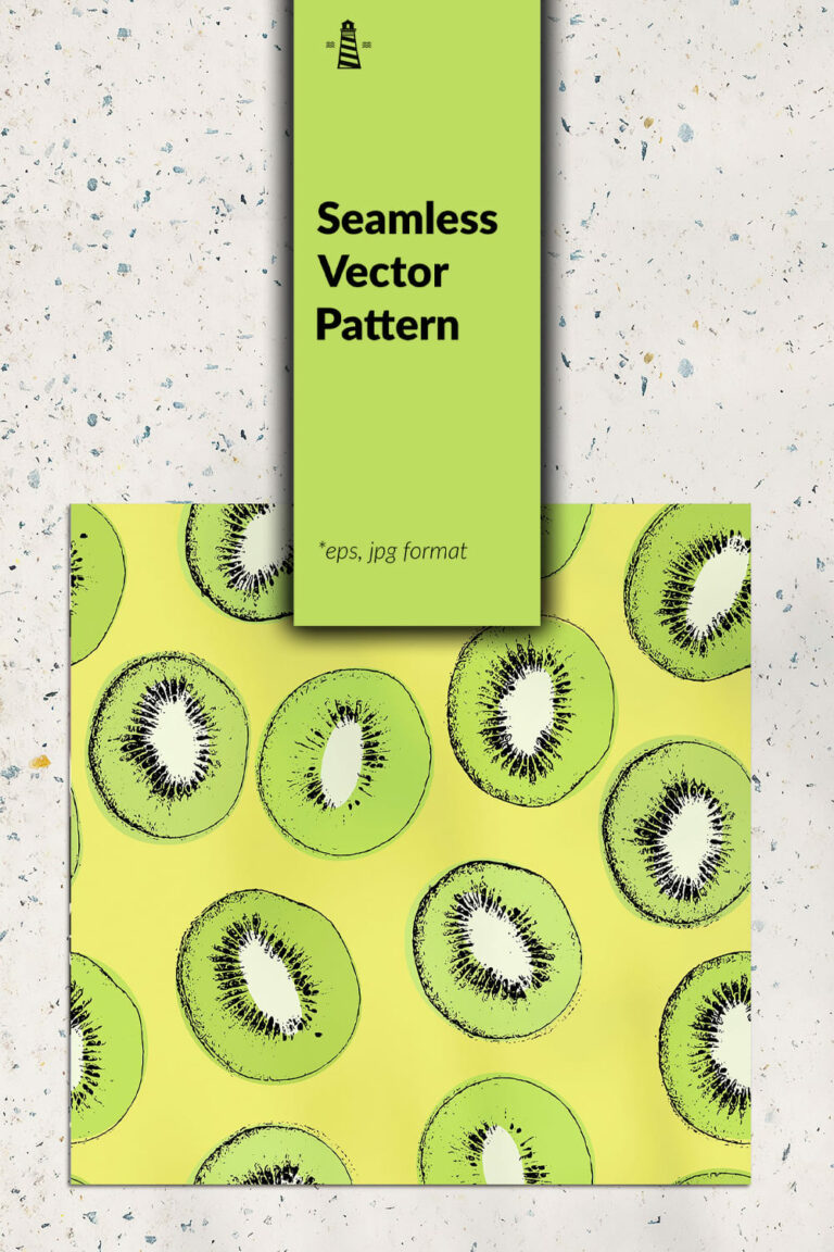 Kiwi Fruit Seamless Pattern – MasterBundles