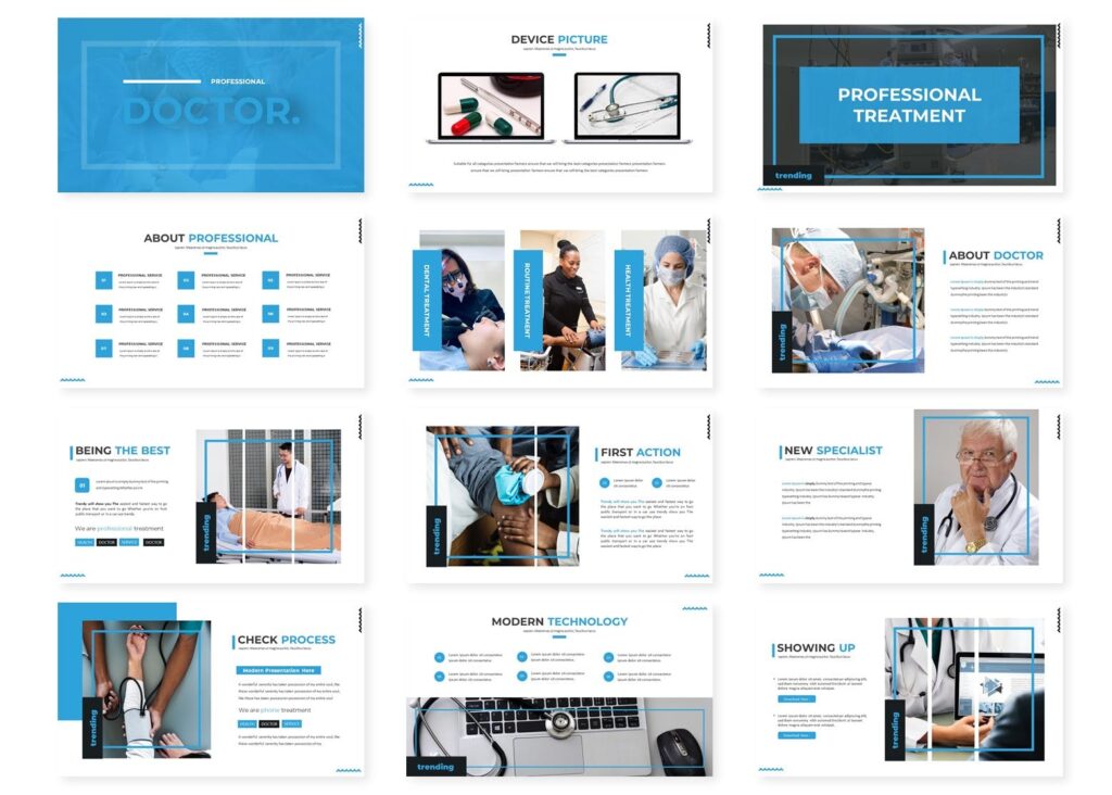Doctor - Powerpoint Template – MasterBundles